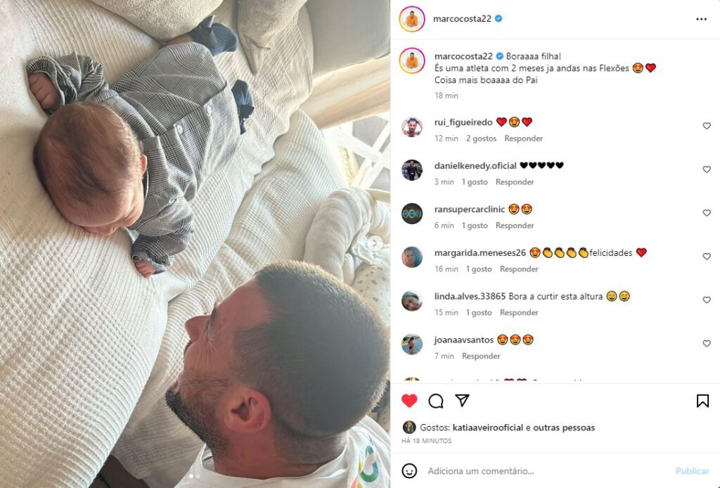 Marco Costa mostra conquista da filha - On fm