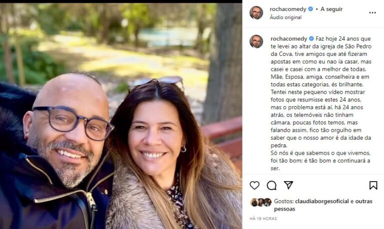 Fernando Rocha: “Faz 24 anos que te levei ao altar” - On fm