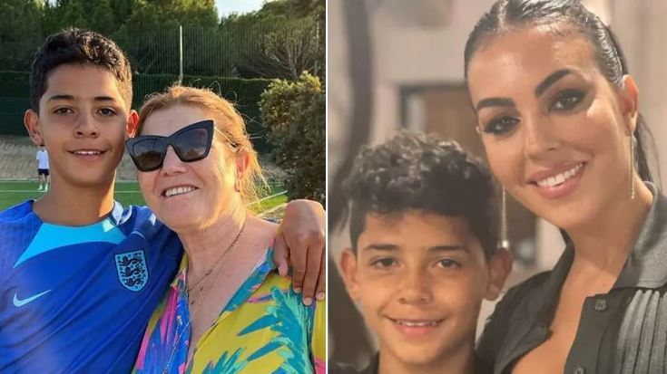Filho de Cristiano Ronaldo junta Dolores Aveiro e Georgina Rodríguez ...