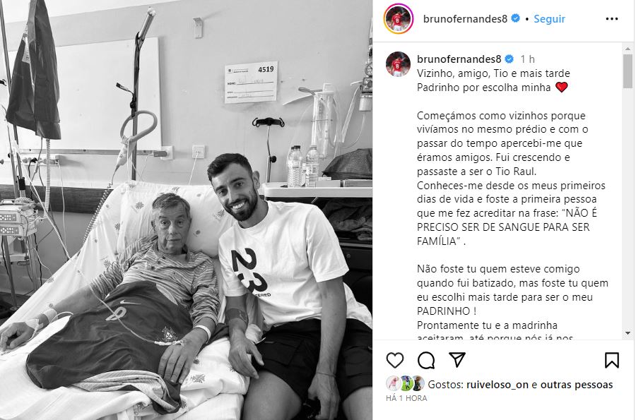 Bruno Fernandes está de luto: “Até já…” - On fm