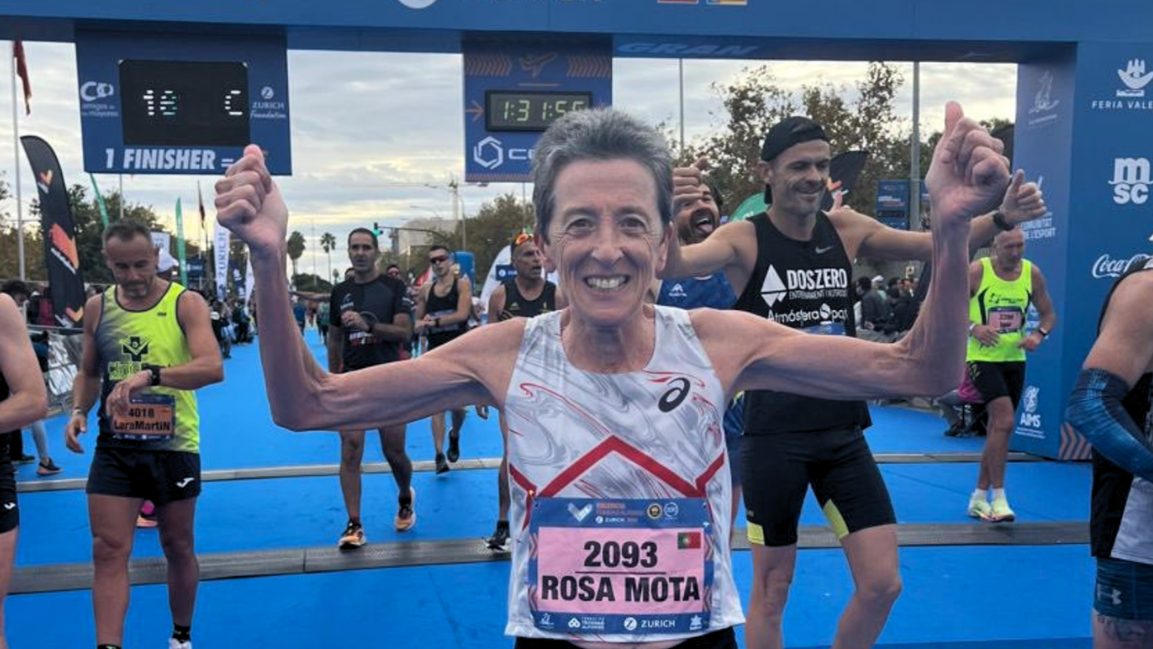 Rosa Mota volta a bater recorde mundial dos 10 quilómetros veteranos - On fm